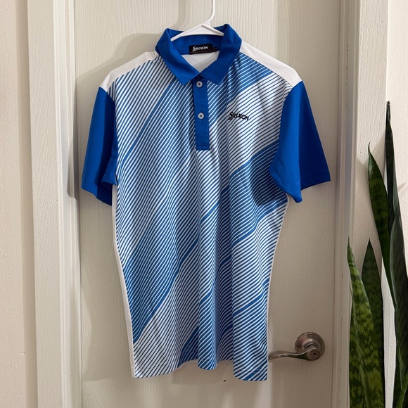 Srixon | Shirts | Stylish Blue And White Mens Polo Shirt | Poshmark